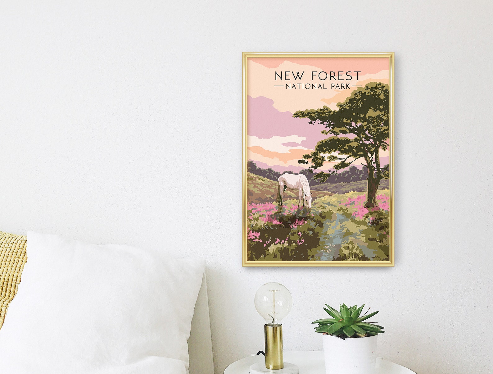 New Forest National Park Poster Travel Print New Forest | Etsy