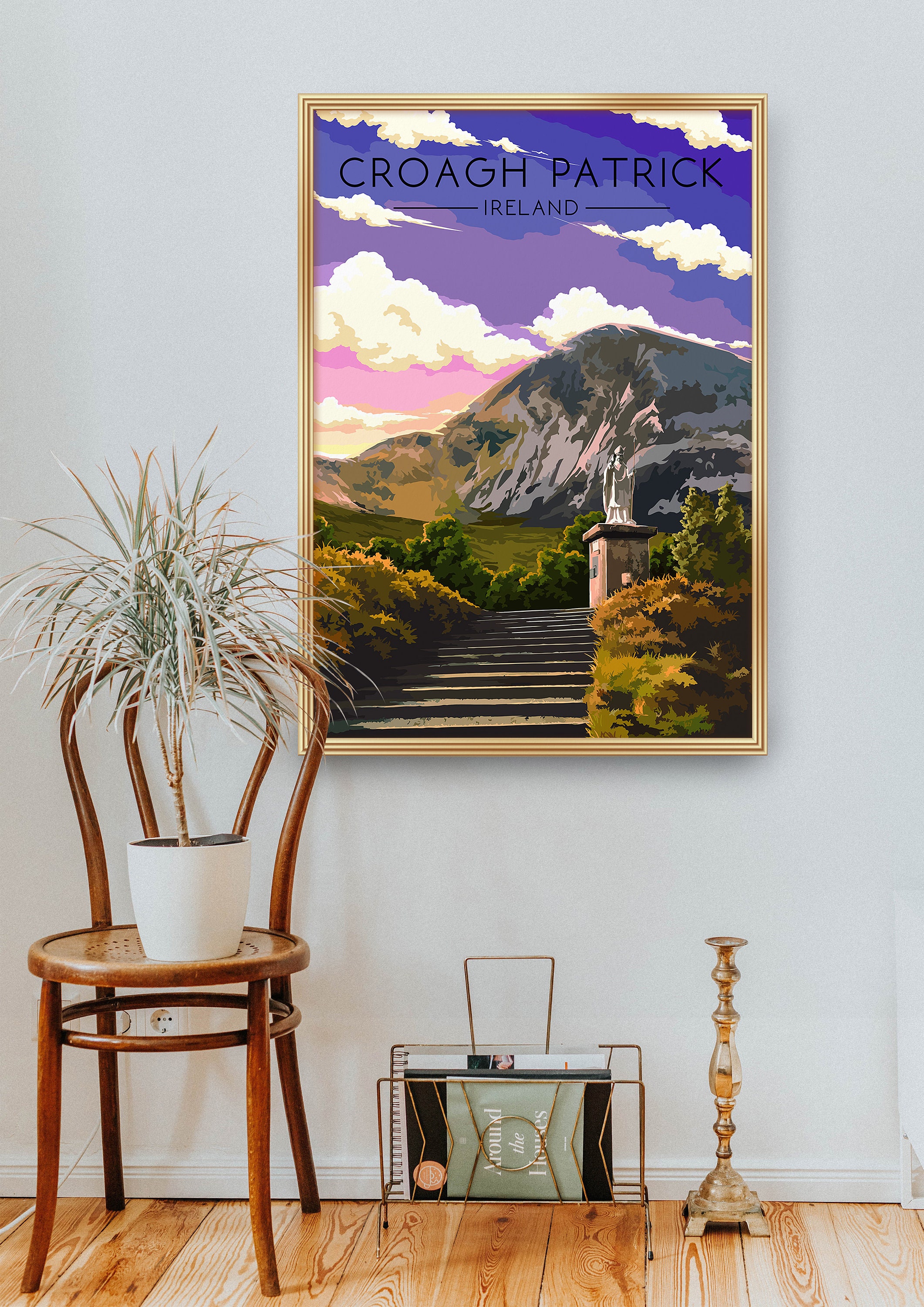 Croagh Patrick Ireland Poster the Reek County Mayo Travel - Etsy