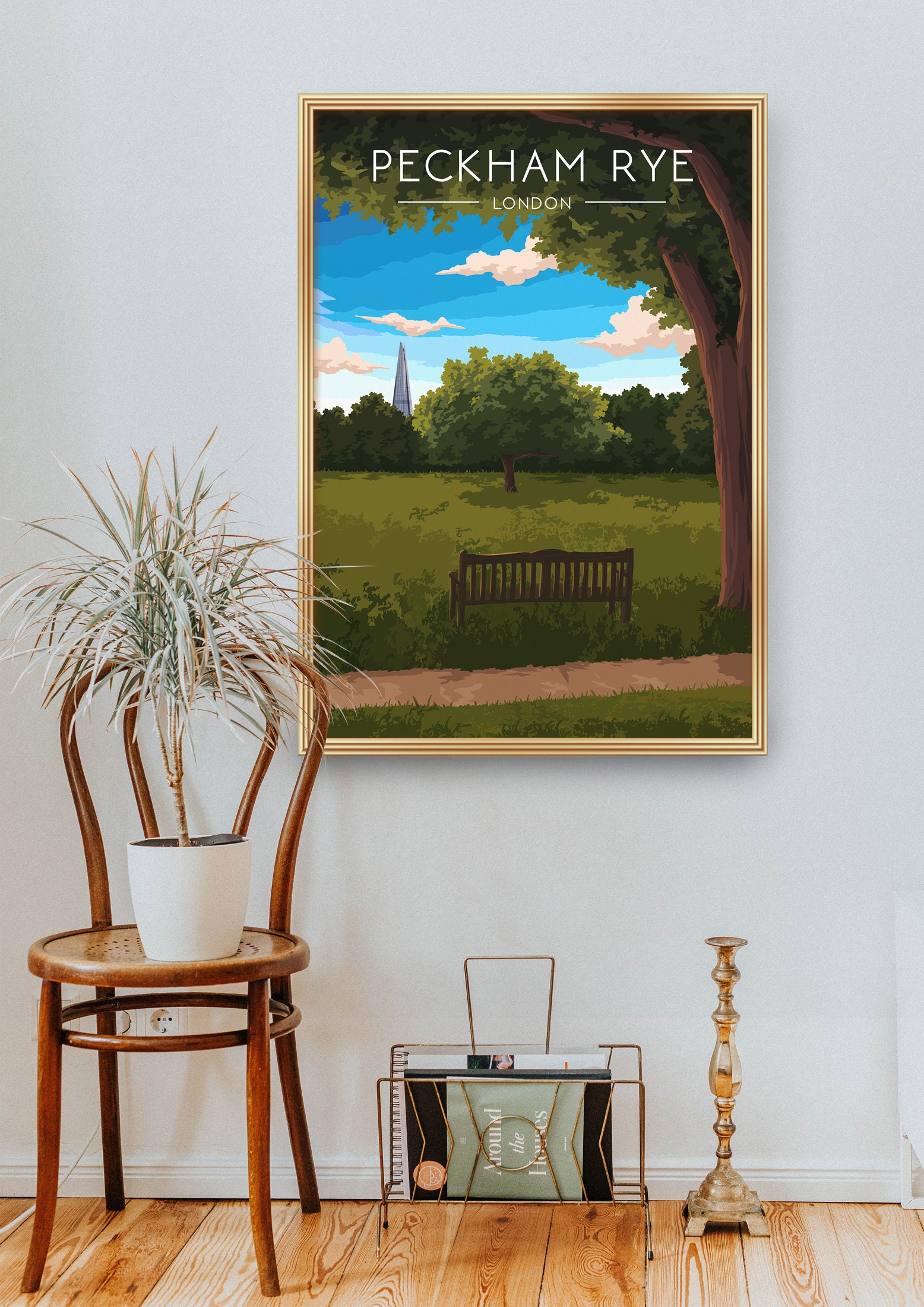 Peckham Rye Park Poster London Travel Poster South London - Etsy UK