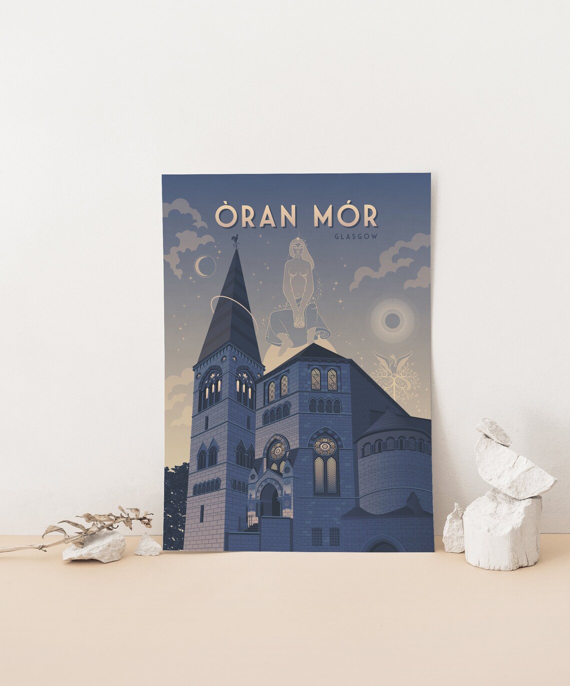 Oran Mor Art Print Glasgow Scotland Music Venue Restaurant - Etsy UK