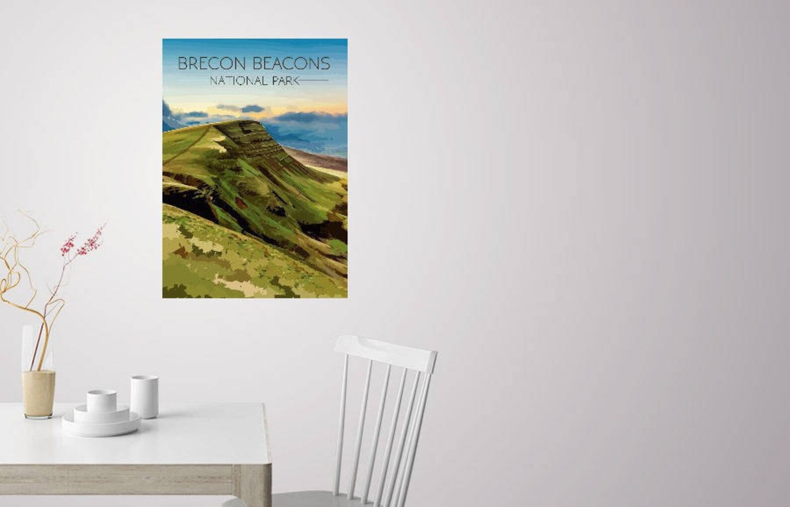 Brecon Beacons National Park Poster Wales Travel Print UK - Etsy UK