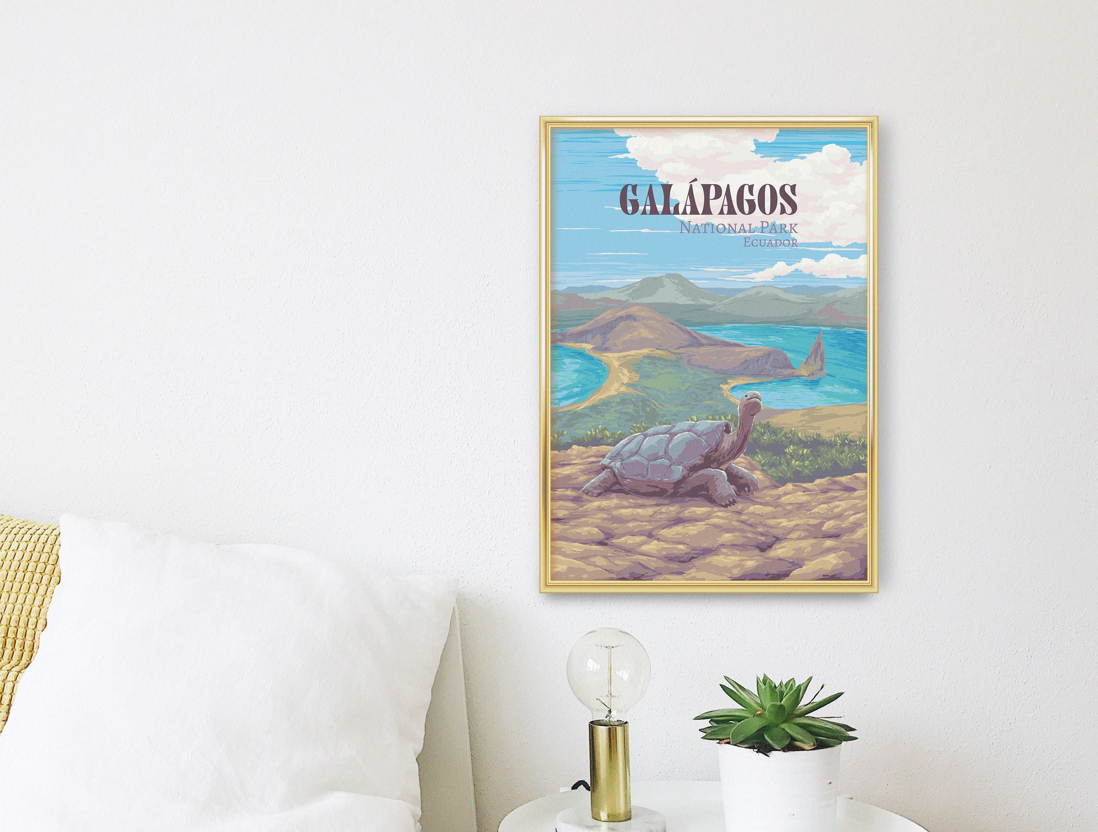 Galapagos National Park Poster Ecuador UNESCO Galapagos - Etsy
