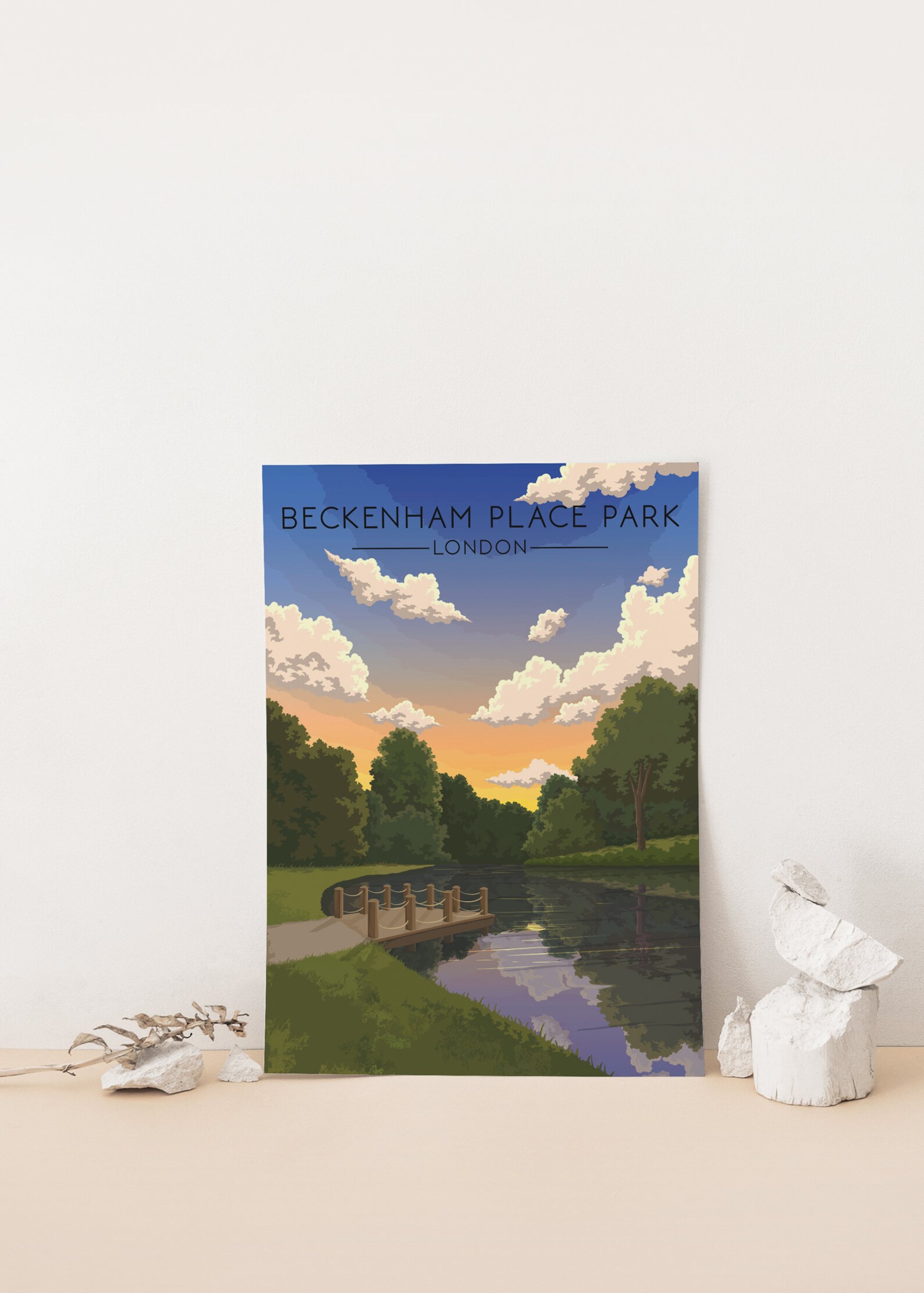 Beckenham Place Park Poster London Park Print Lewisham - Etsy