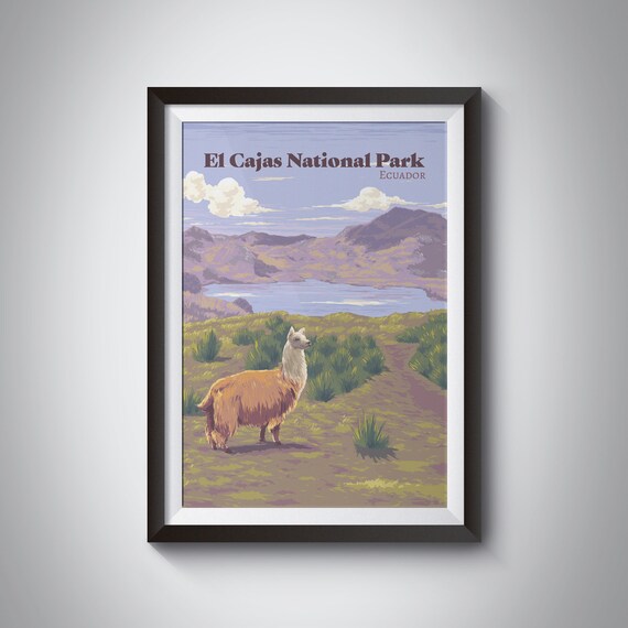 El Cajas National Park Poster Ecuador South America Cuenca - Etsy