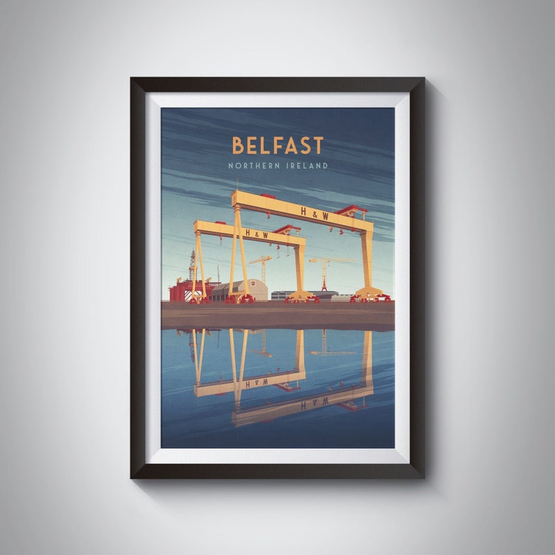 Belfast Poster - Etsy UK