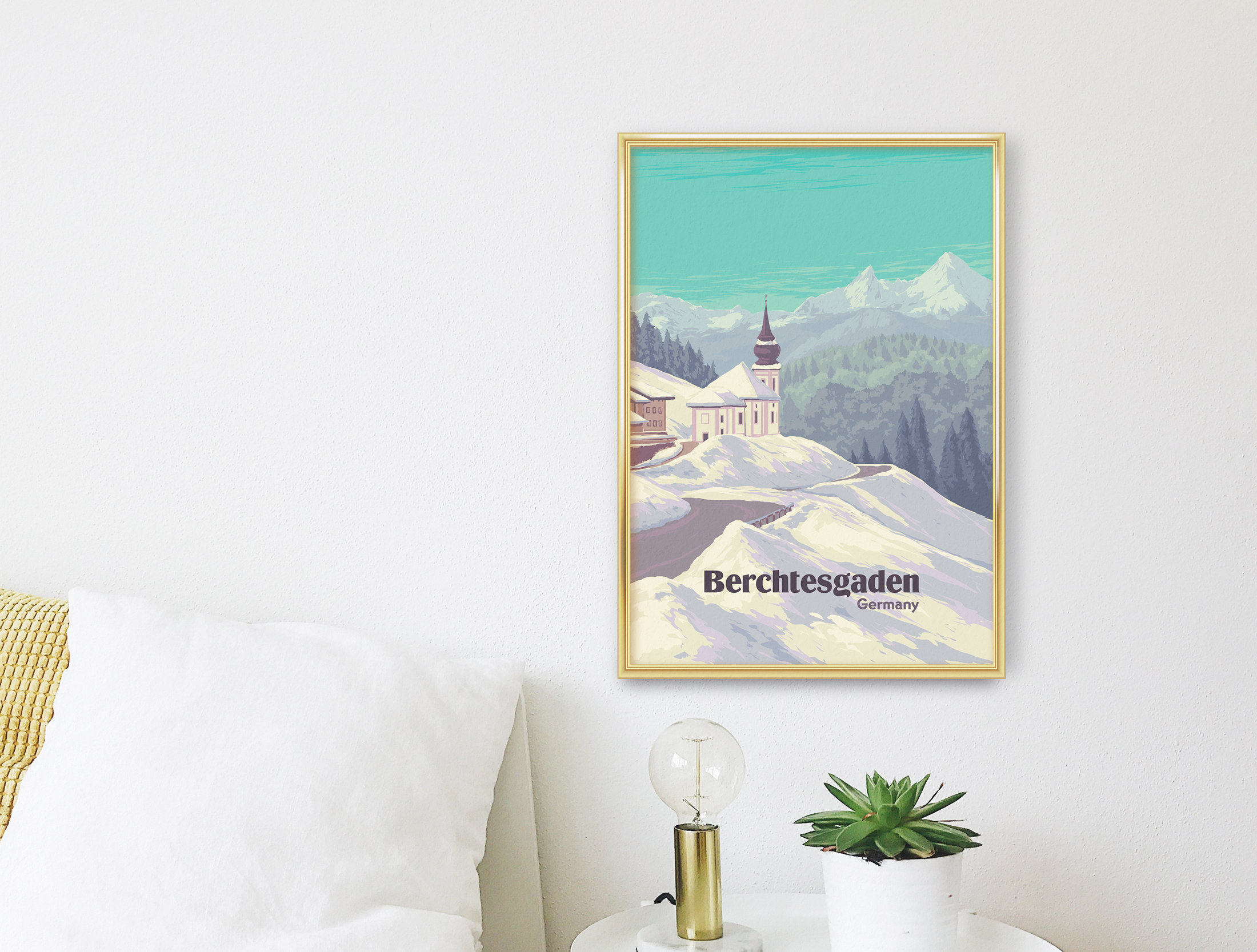 Berchtesgaden Travel Poster National Park Poster Germany St - Etsy