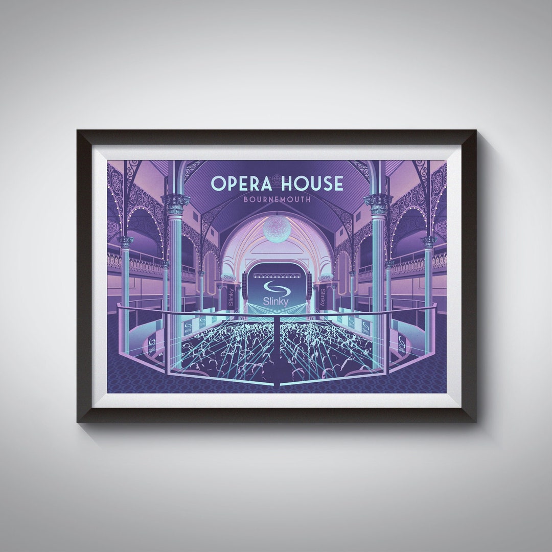 Opera House Music Venue Poster, Slinky, Bournemouth, Dorset, O2 Academy ...