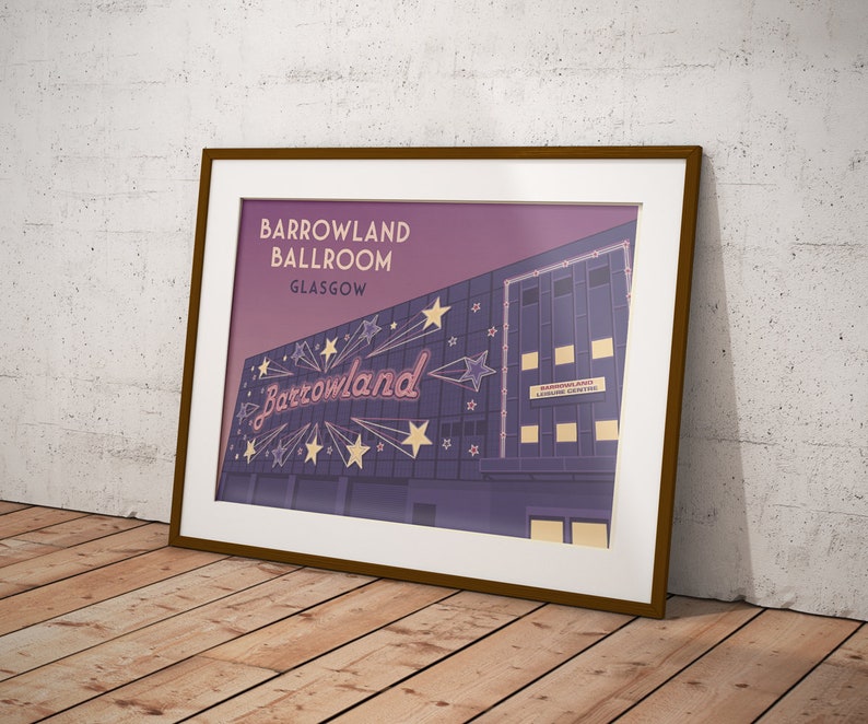 Barrowland Ballroom Poster Glasgow Barrowlands Print the - Etsy UK