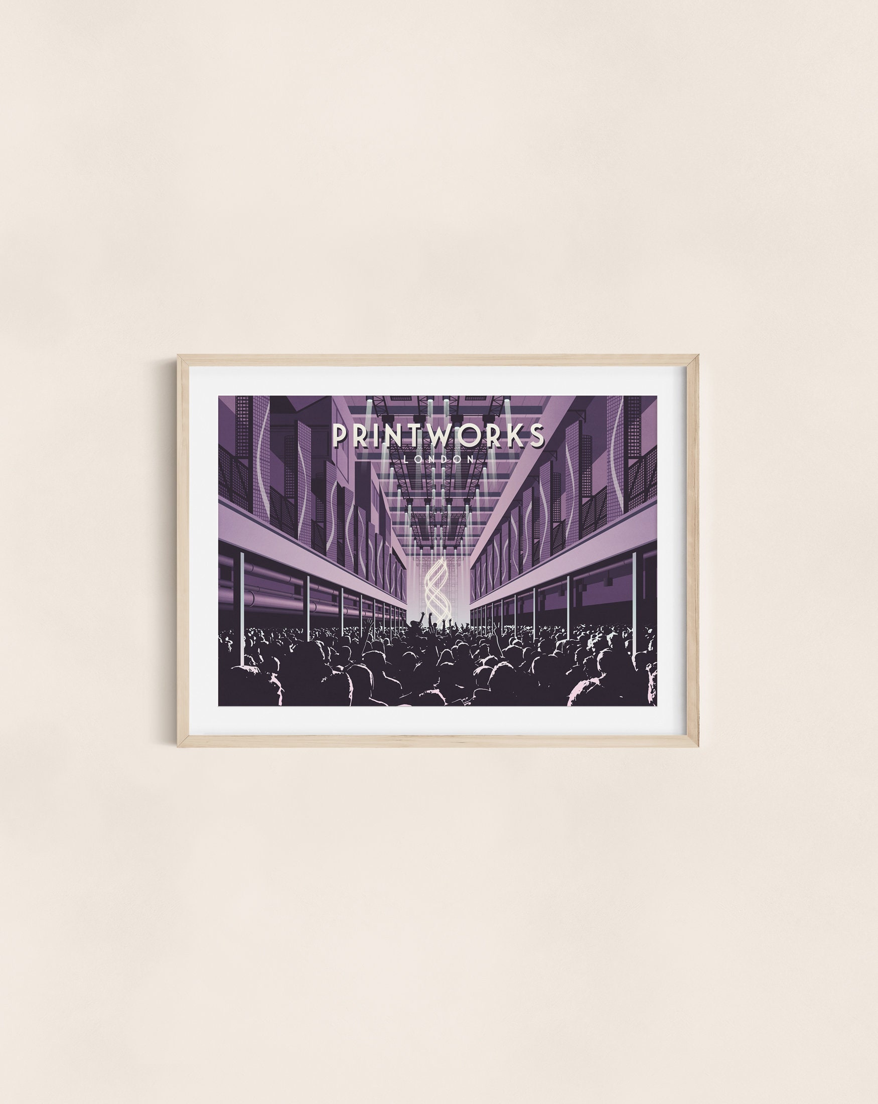 Printworks Nightclub London Poster Canada Water Music Venue - Etsy
