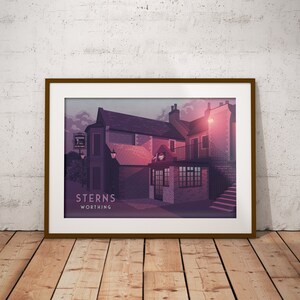 Sterns Nightclub Poster, Worthing West Sussex, House on the Hill ...