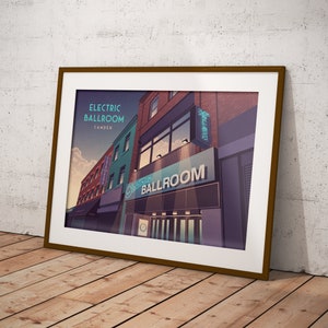 Electric Ballroom Camden Poster, London Travel Poster, Music Venue ...
