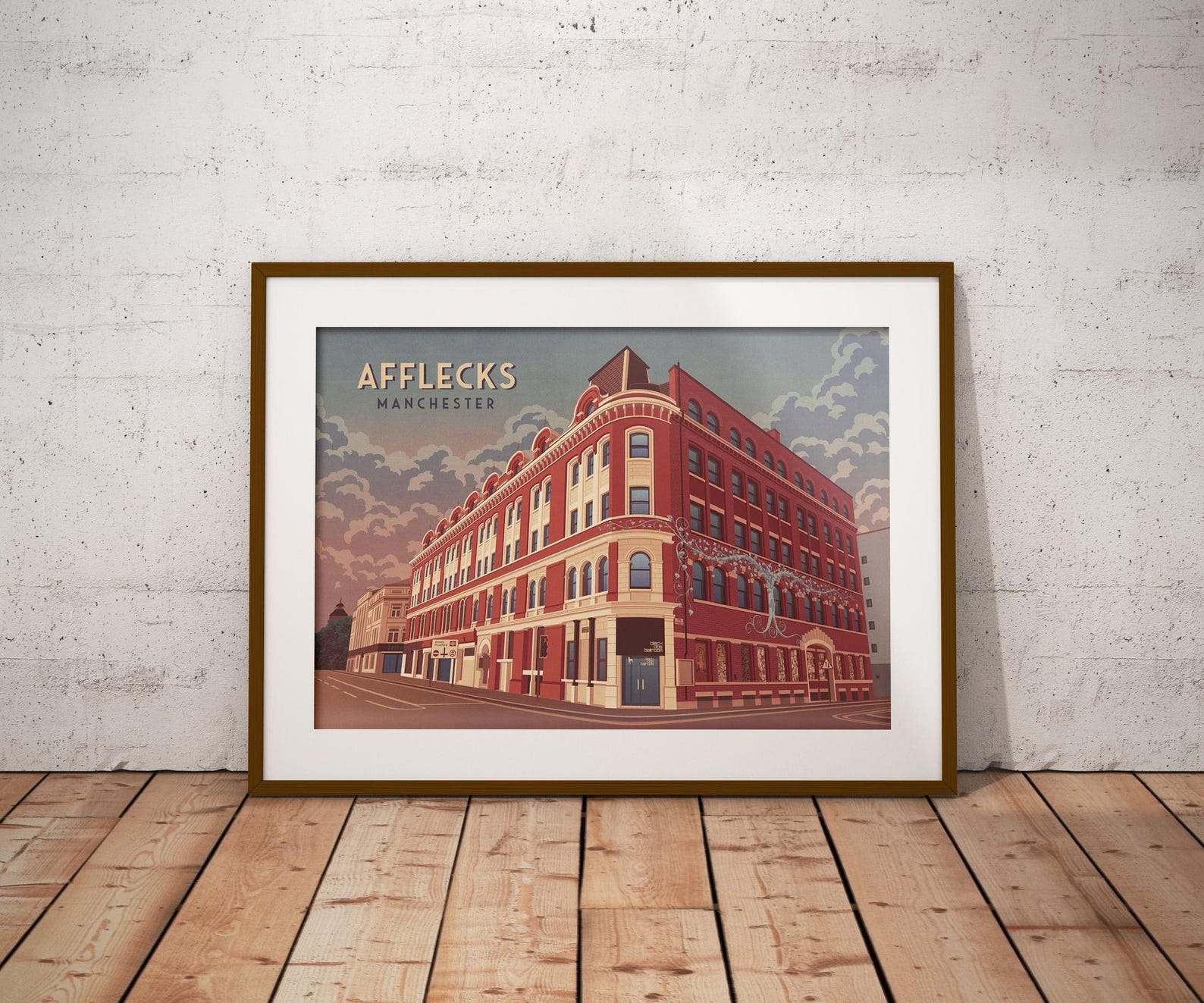 Afflecks Manchester Travel Poster, Affleck's Palace, Northern Quarter ...