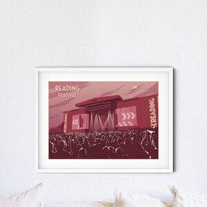Reading Festival Poster, Music Festival Print, Gig Poster, Line Up ...