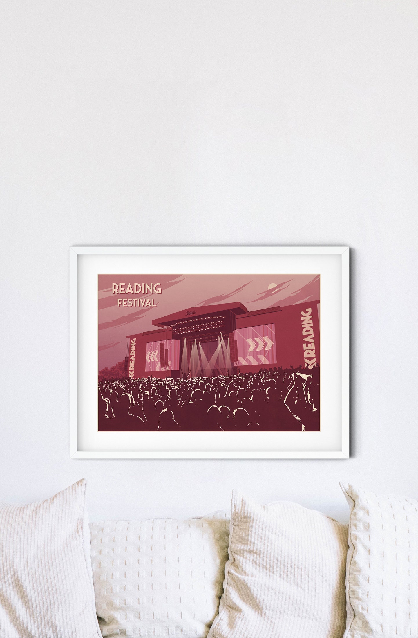 Reading Festival Poster Music Festival Print Gig Poster - Etsy UK