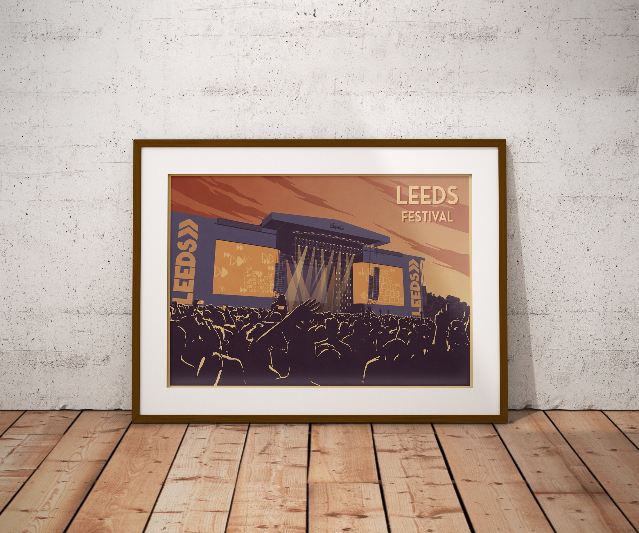 Leeds Festival Poster Music Festival Print Gig Poster Line - Etsy UK