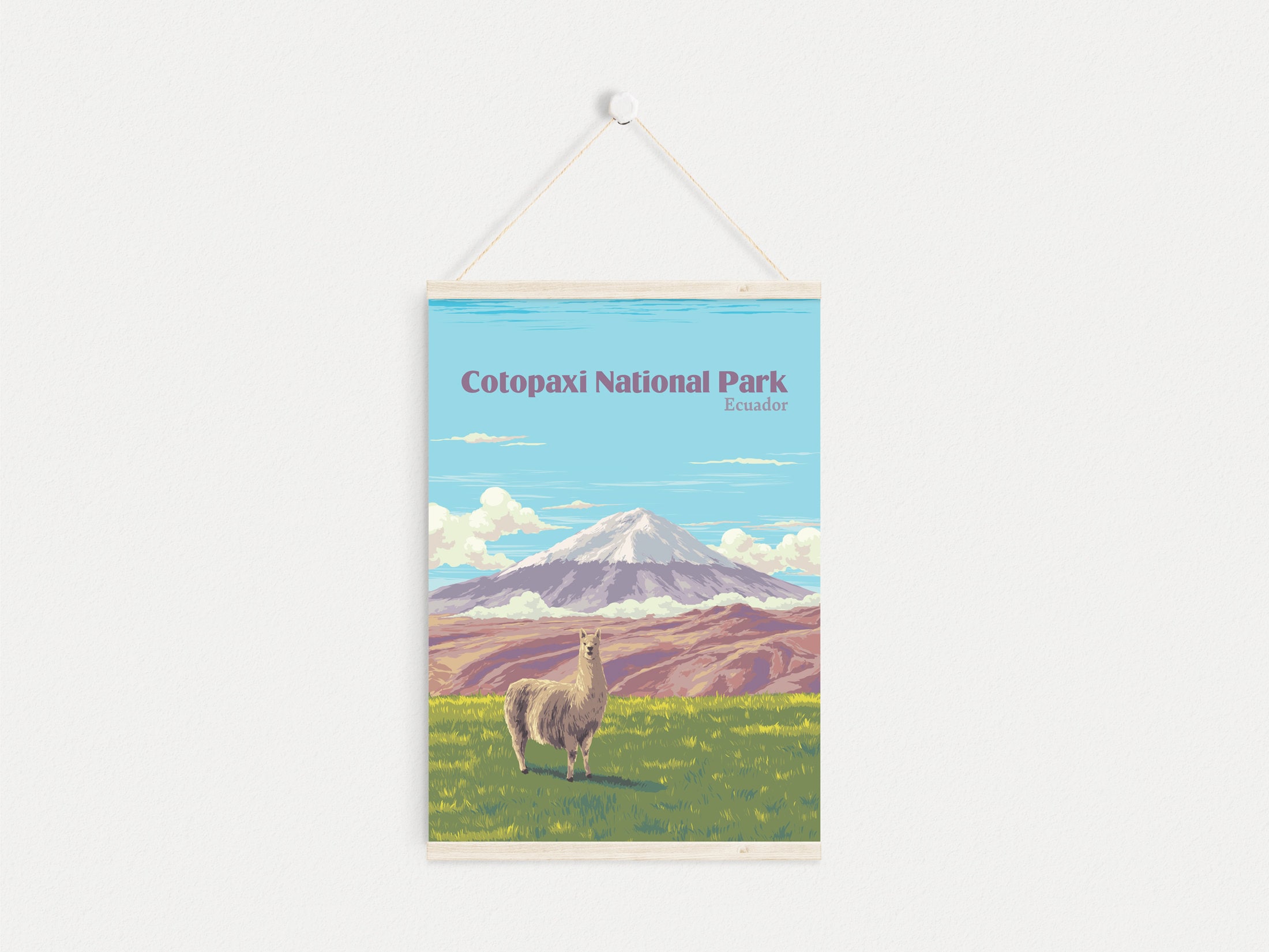 Cotopaxi National Park Poster Ecuador South America Napo - Etsy