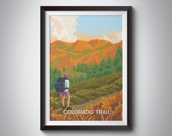 Colorado Trail Poster - Etsy