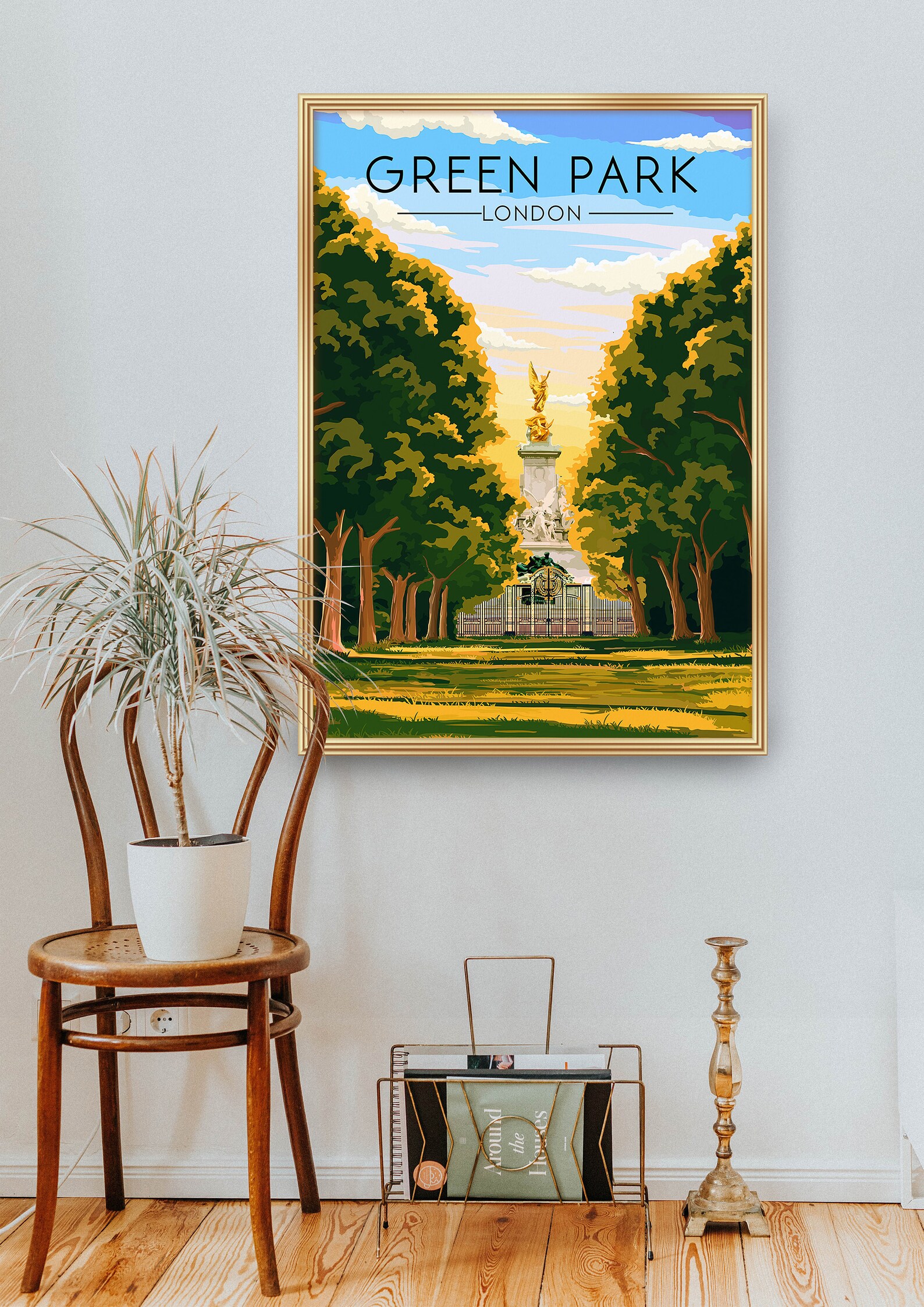Green Park London Poster Royal Parks London Travel Print - Etsy
