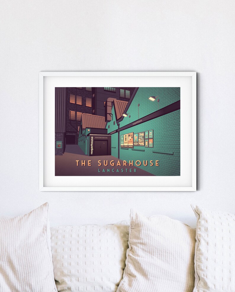 The Sugarhouse Nightclub Poster Lancaster Student Union - Etsy