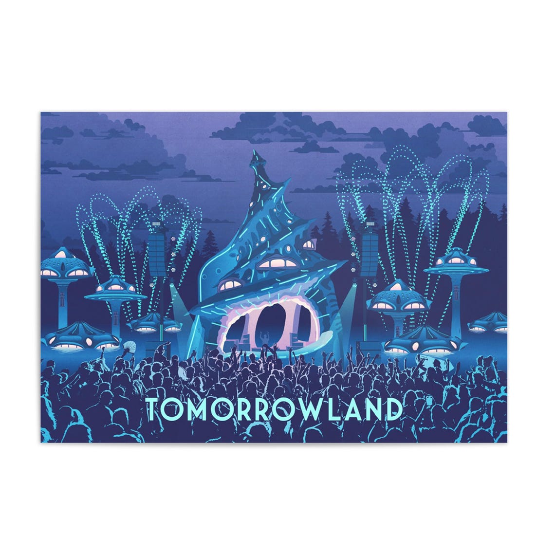 Tomorrowland 2024 Poster, Planaxis Stage, Shell Stage, Music Festival ...