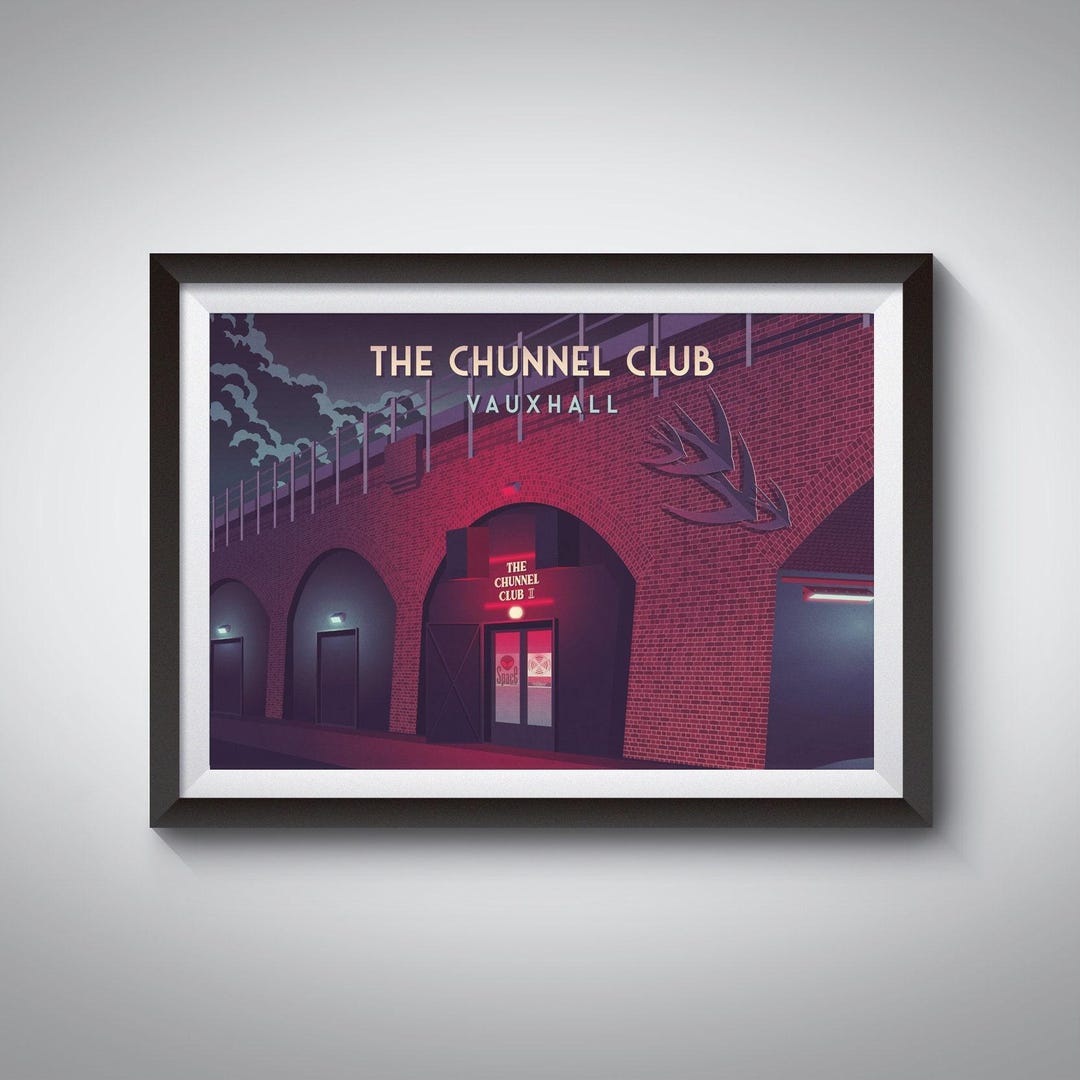 The Chunnel Club Poster, Vauxhall South London, Trinity, Studio 33 ...