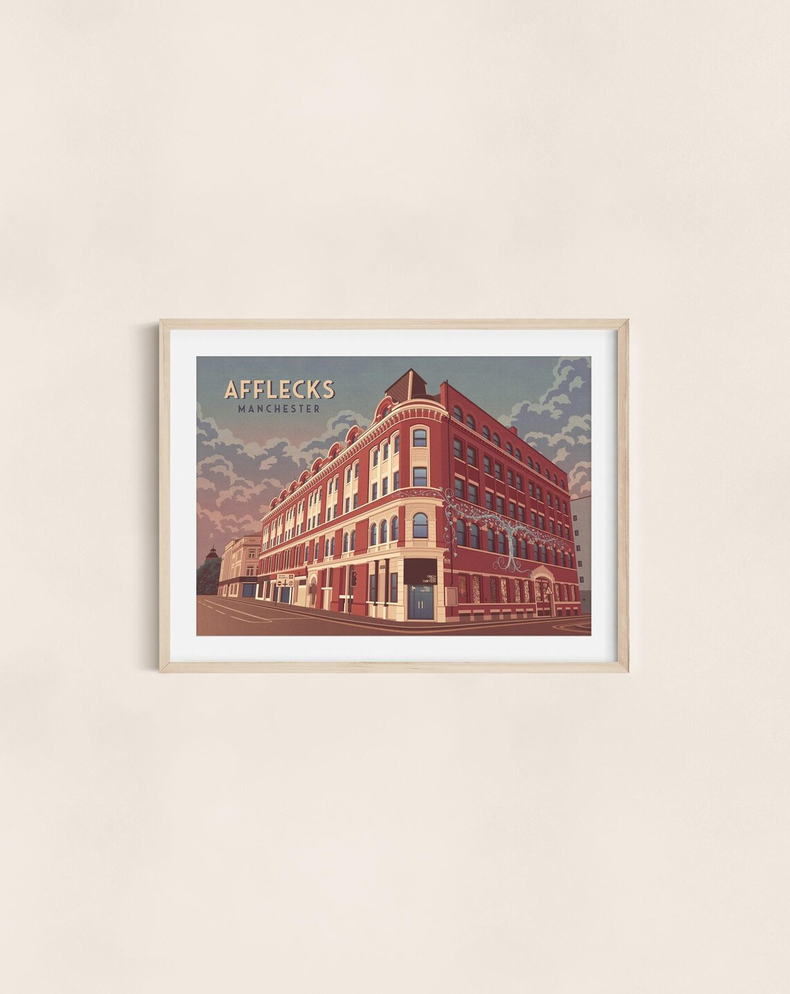 Afflecks Manchester Travel Poster, Affleck's Palace, Northern Quarter ...