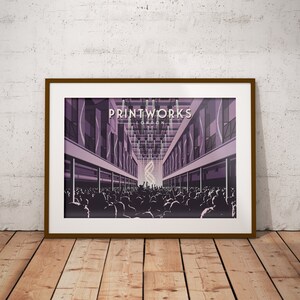 Printworks Nightclub London Poster, Canada Water, Music Venue, Gig ...