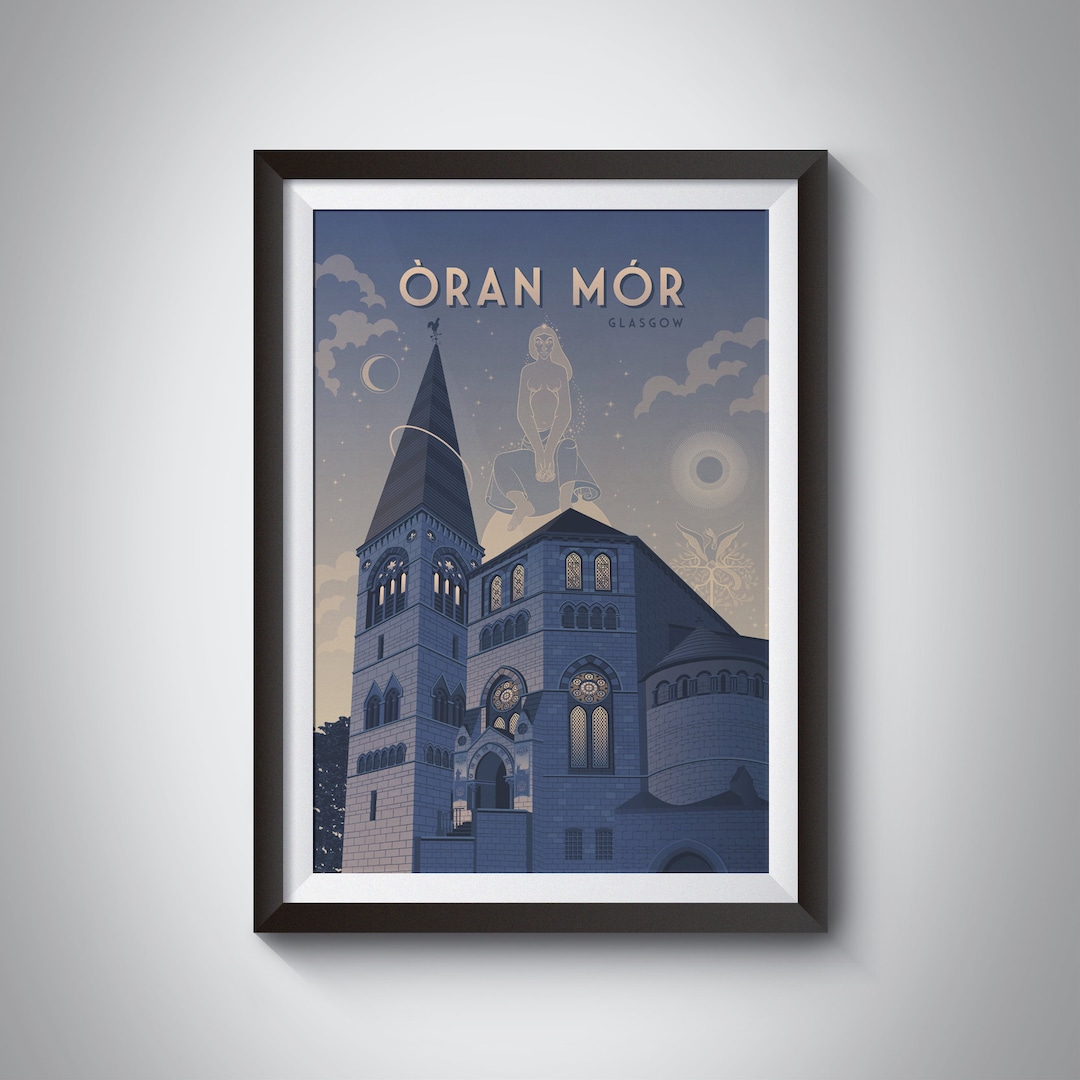 Oran Mor Art Print, Glasgow Scotland, Music Venue, Restaurant, Theatre ...