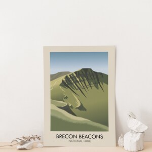 Brecon Beacons National Park Poster, Pen Y Fan Print, Wales Wall Art ...