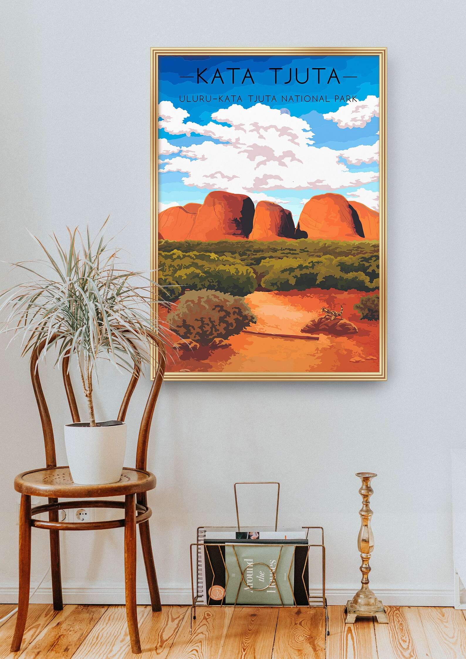 Kata Tjuta Poster Australia Travel Print Uluru Kata Tjuta | Etsy