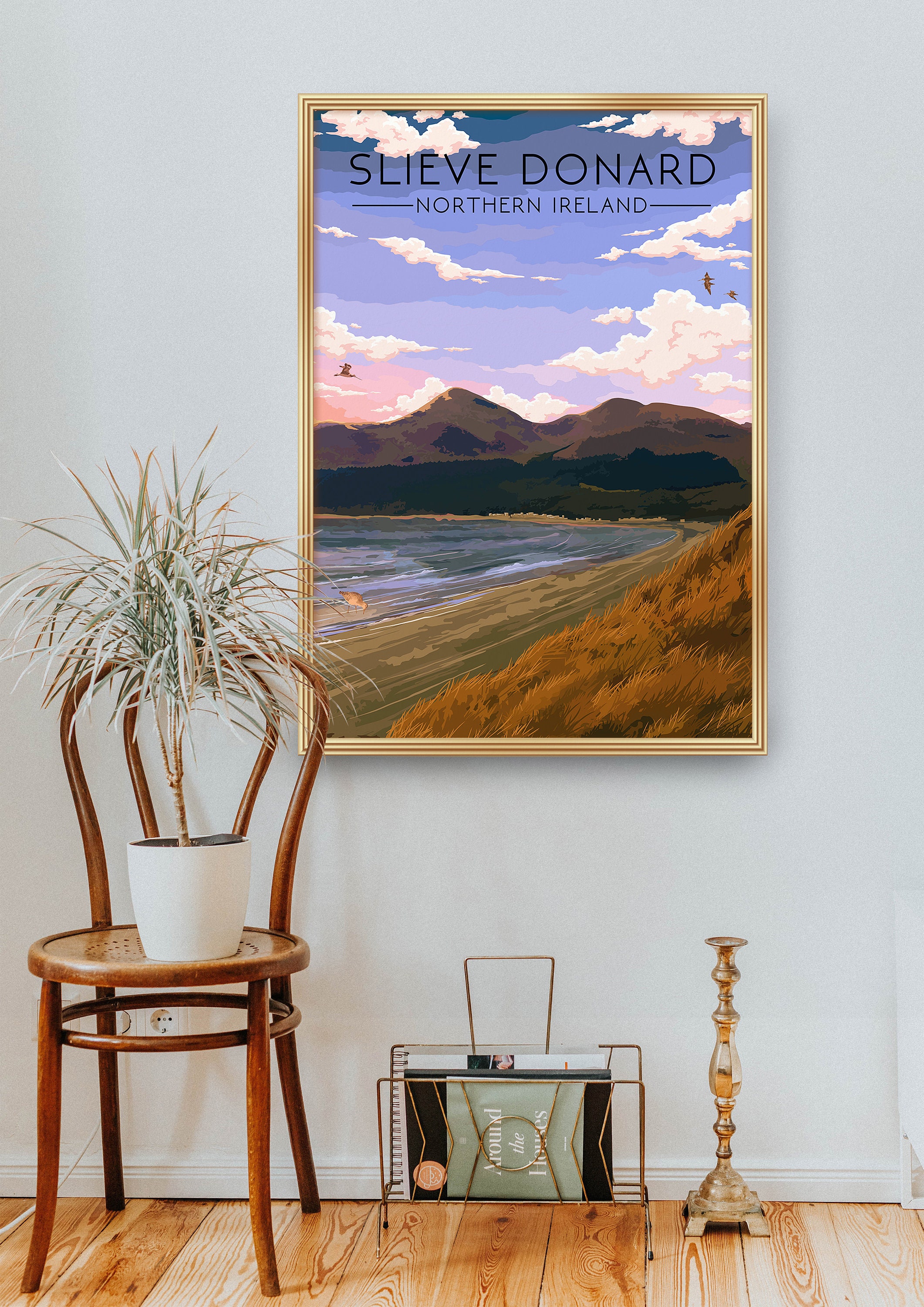 Slieve Donard Poster Northern Ireland Travel Print Glen | Etsy UK