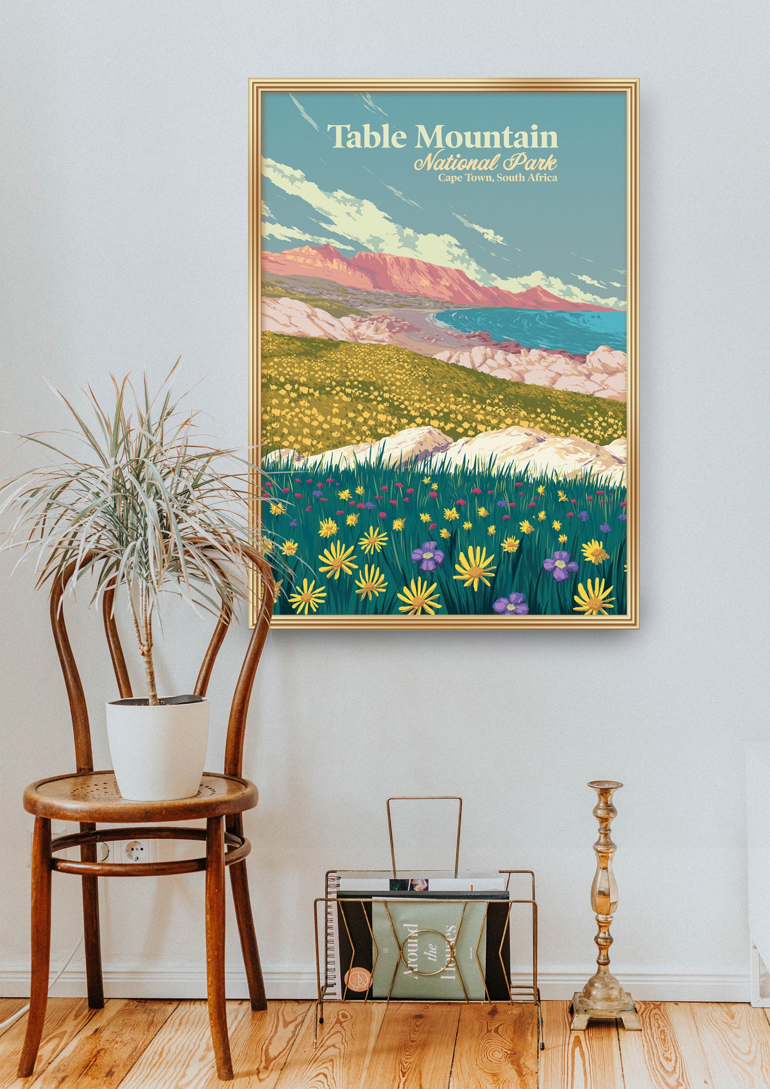 Table Mountain Poster National Park Print Cape Town South - Etsy UK