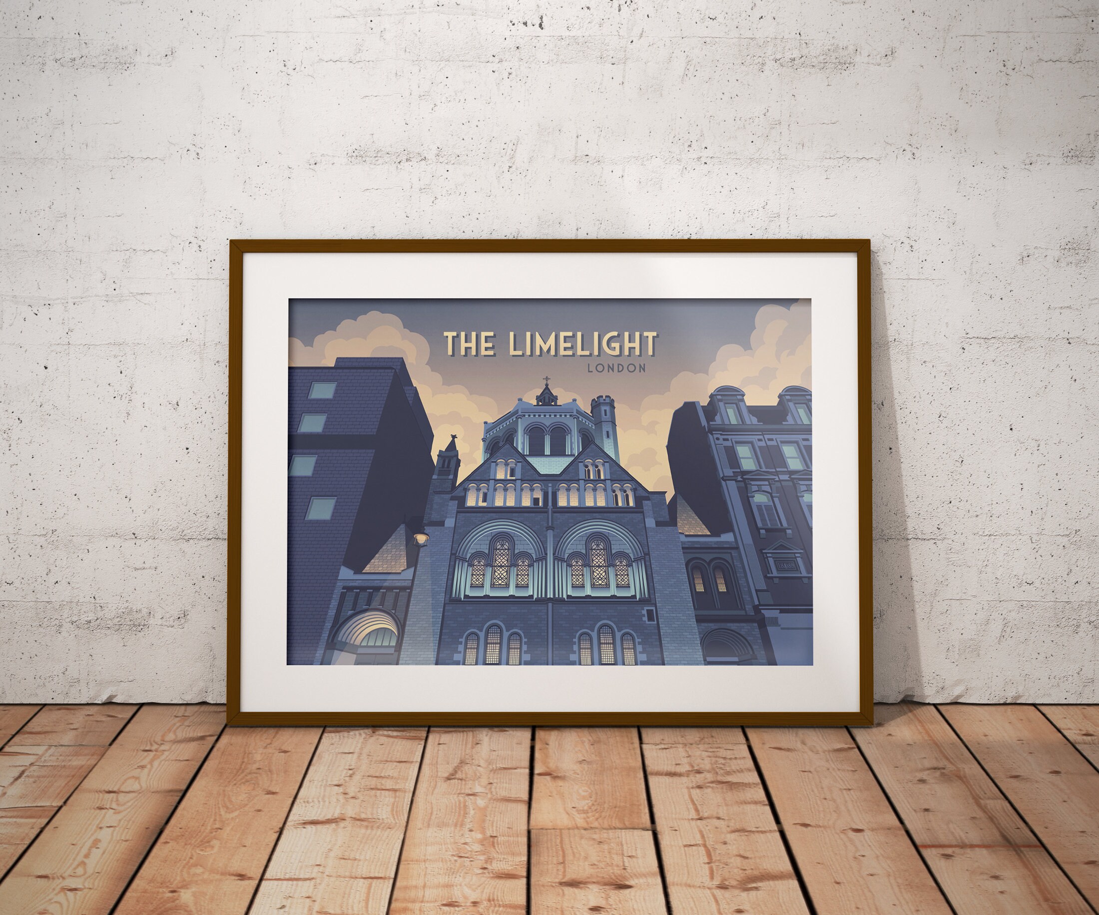 The Limelight Club London Poster Nightclub Print Music | Etsy
