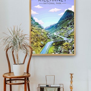 Killarney National Park Poster, Ireland Travel Print, County Kerry, Gap ...