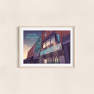 Electric Ballroom Camden Poster, London Travel Poster, Music Venue ...