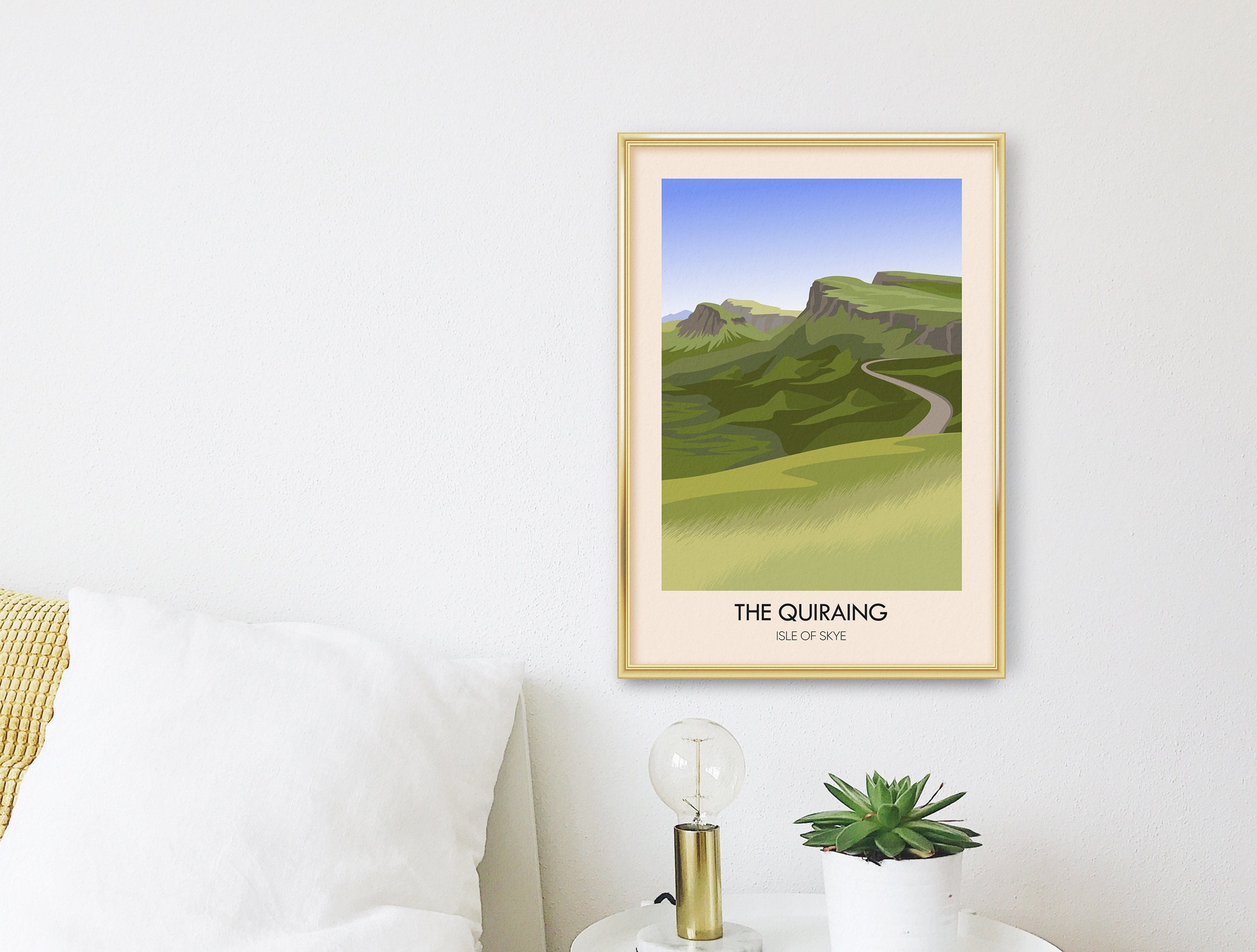 The Quiraing Isle of Skye Poster Scotland Hiking Old Man of - Etsy