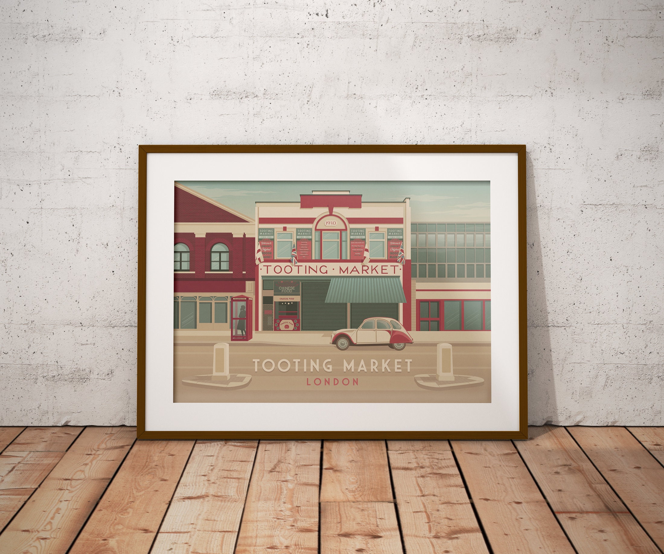 Tooting Market Poster South London Tooting Broadway Food - Etsy Ireland
