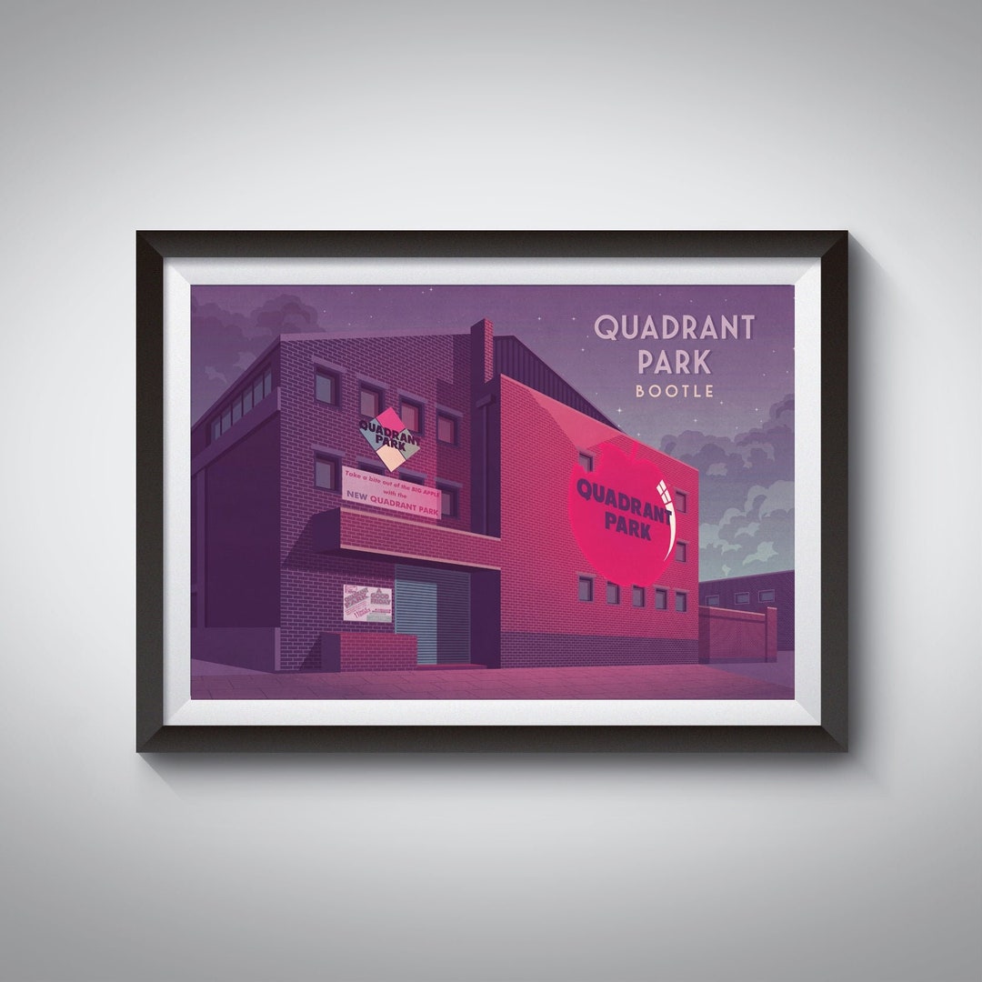 Quadrant Park Nightclub Bootle Poster, Merseyside, Liverpool, Quad ...