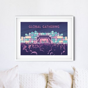 Global Gathering Festival Poster, Dance Music Festival, Electronic ...
