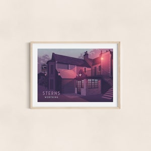 Sterns Nightclub Poster, Worthing West Sussex, House on the Hill ...