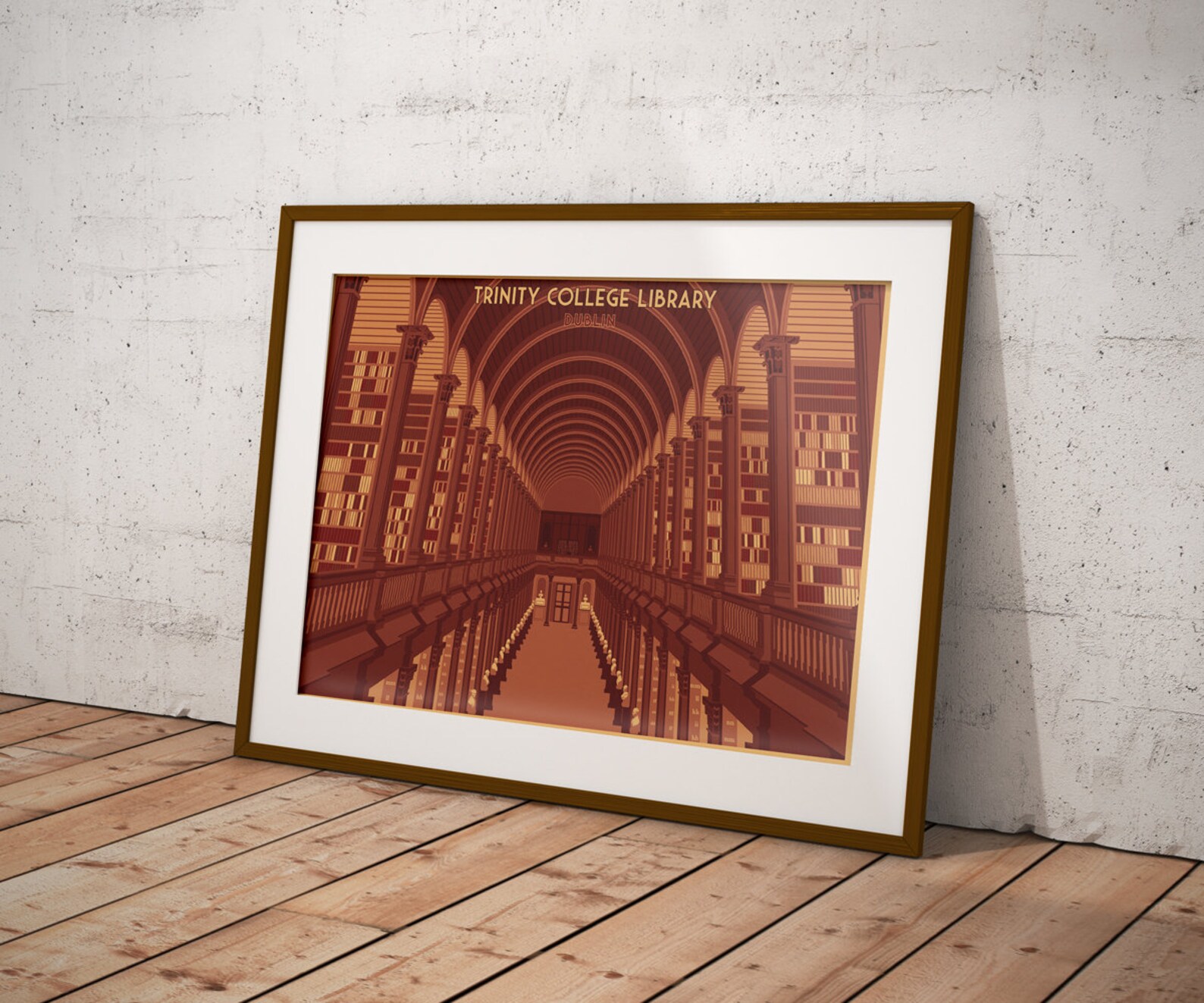 Trinity College Library Dublin Poster the Old Library - Etsy UK