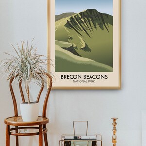 Brecon Beacons National Park Poster, Pen Y Fan Print, Wales Wall Art ...