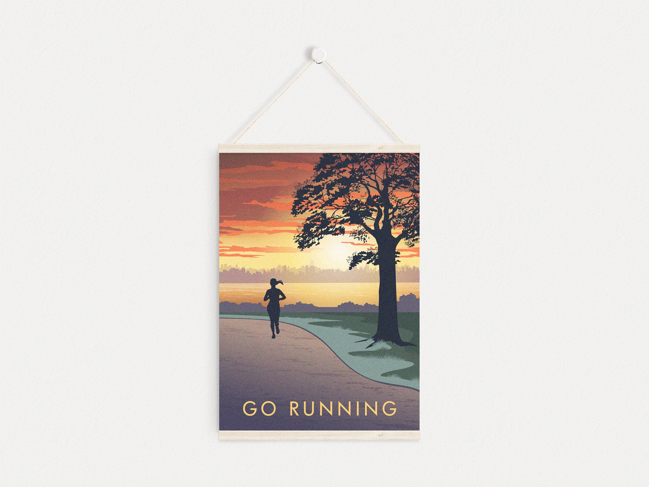 Go Running Poster Travel Poster Parkrun Outdoor Hobbies - Etsy Australia