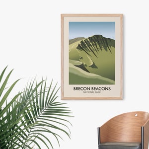 Brecon Beacons National Park Poster, Pen Y Fan Print, Wales Wall Art ...