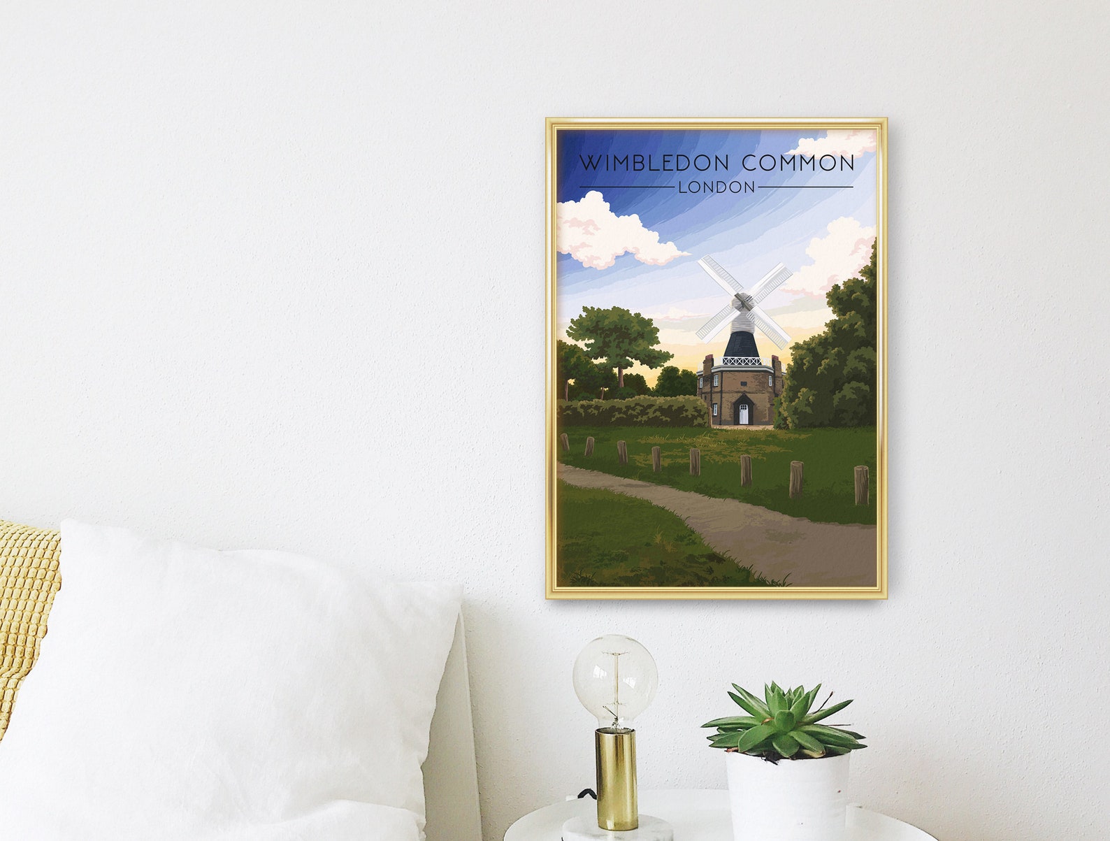 Wimbledon Common London Poster Southwest London Travel Print - Etsy UK