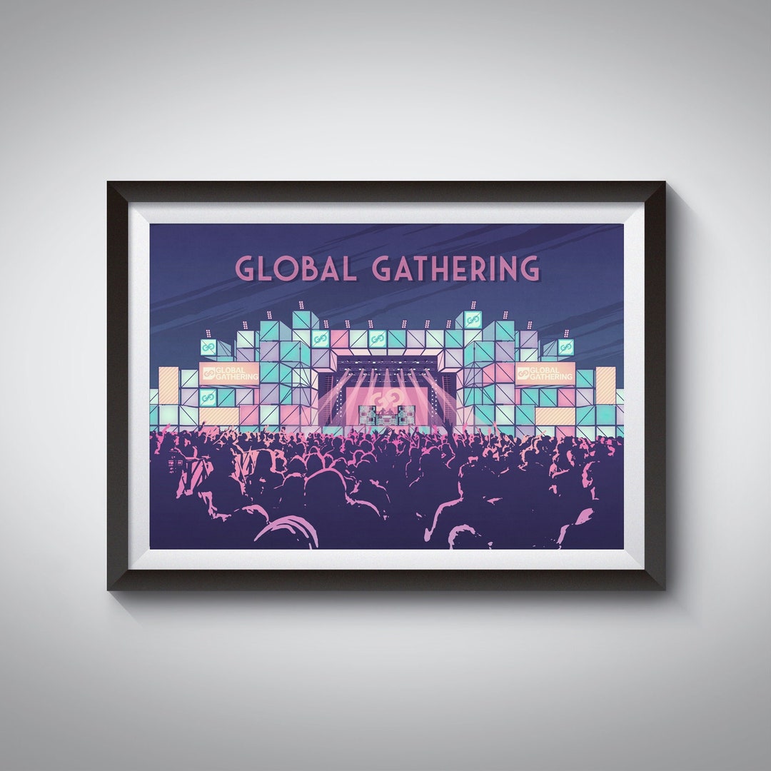 Global Gathering Festival Poster, Dance Music Festival, Electronic ...