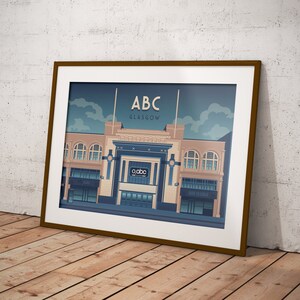 ABC Glasgow Art Print, O2 Academy, Scotland, Sauchiehall Street ...