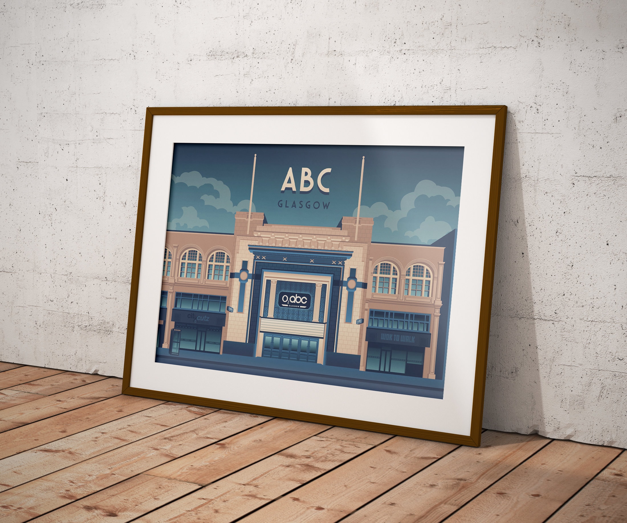 ABC Glasgow Art Print O2 Academy Scotland Sauchiehall | Etsy