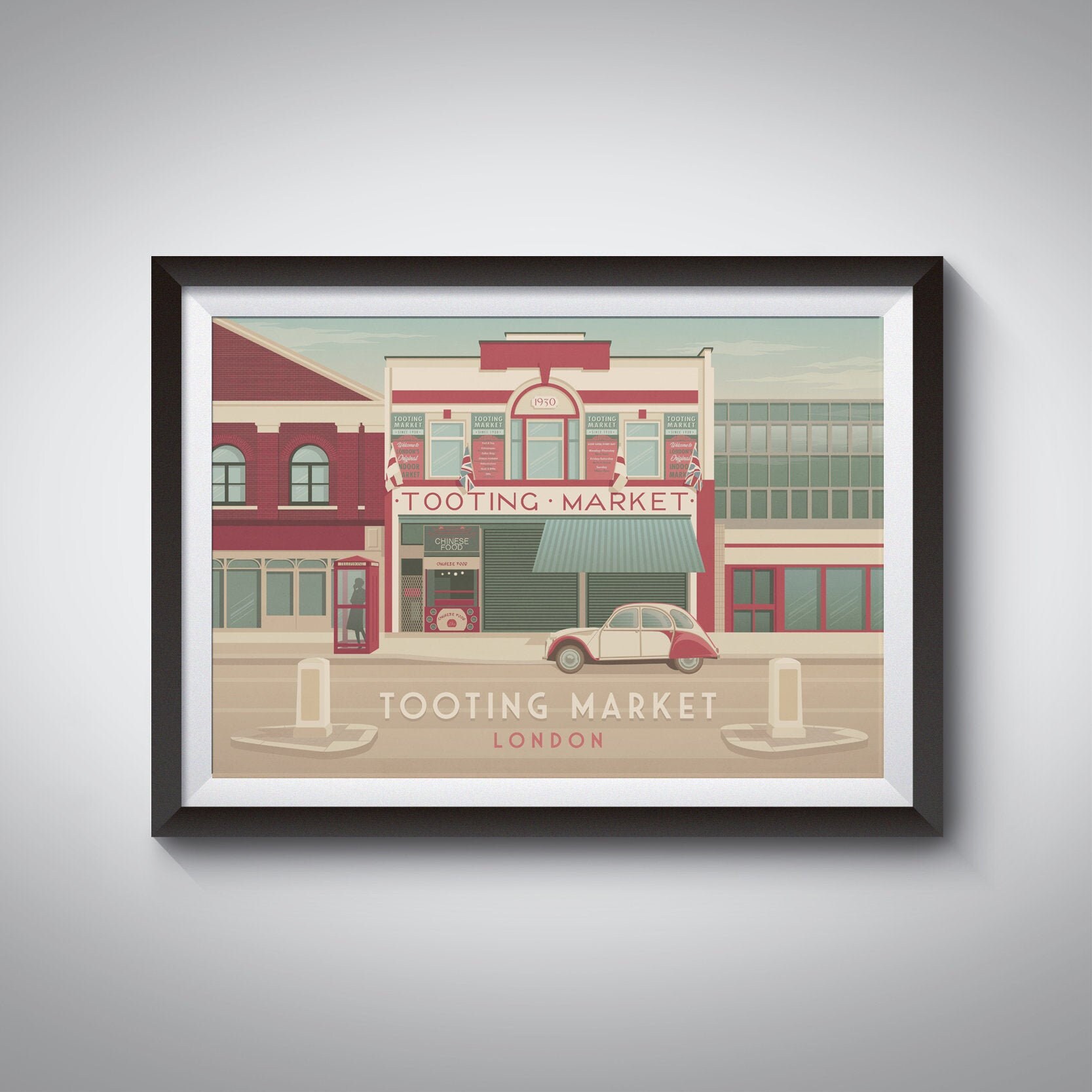 Tooting Market Poster South London Tooting Broadway Food - Etsy UK