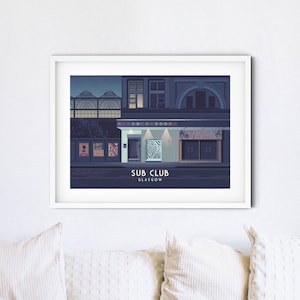 Sub Club Poster, Glasgow, Scotland, Nightclub, Electronic Music, Dance ...